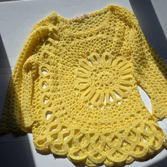 Boston Proper | Tops | Boston Proper Sunny Yellow Crochet Top | Poshmark